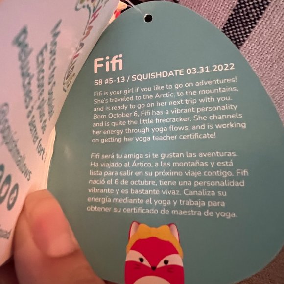 Squishmallows | Toys | Nwt Fifi The Red Fox Squishmallow 8 | Poshmark